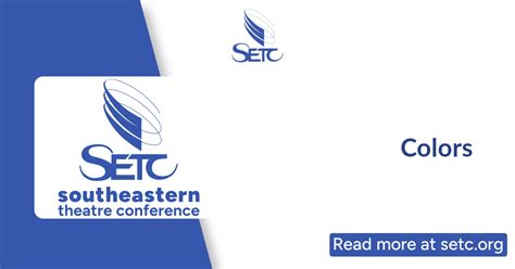 Colors Setc Southeastern Theatre Conference