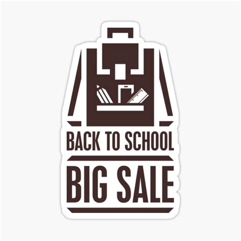 Back To School Backpack Sticker For Sale By Etraveler Redbubble