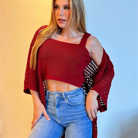 Comprar Conjunto Miami Kimono E Croped Em Tricô Modal