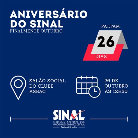 Sinaldf Está Programando Um Evento Participe Sinal Sindicato