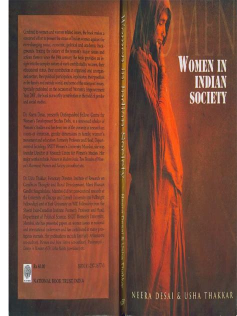 Neera Desai Usha Thakkar Women In Indian Society National Book Trust India 2004 Pdf Pdf