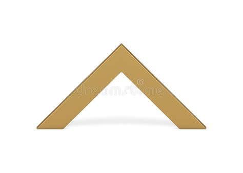Golden Angled Arch Geometric Stage Basic Foundation For Presentation