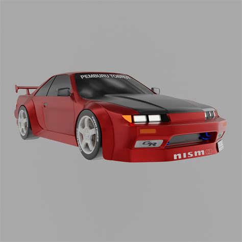 Nissan Silvia S13 By Mad Akar Download Free Stl Model