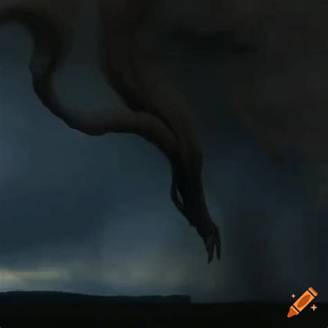 Image Of A Powerful Lightning Storm On Craiyon