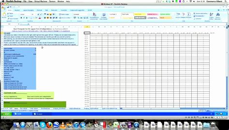 12 Chi Square Excel Template Excel Templates Excel Templates