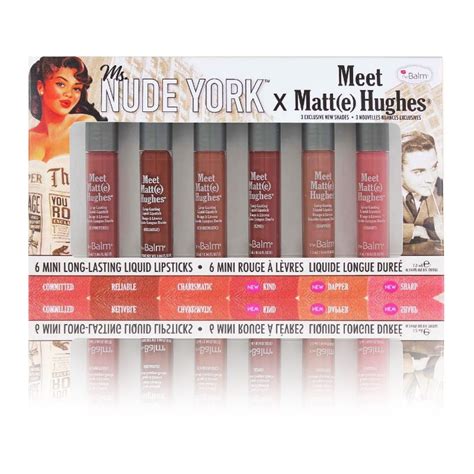 The Balm Ms Nude York X Meet Matte Hughes Huulepulga Komplekt