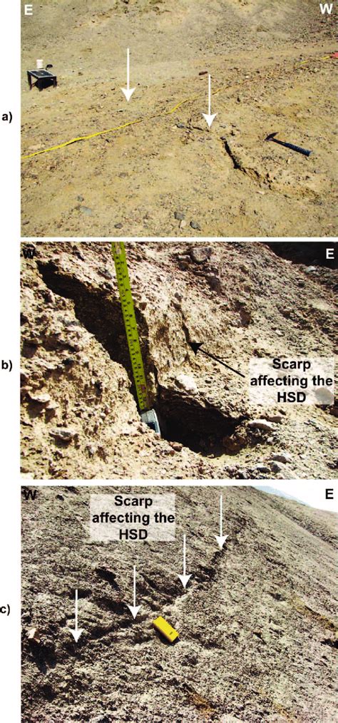 A Subtle Scarp Developed In A Site Where The Mejillones Fault Affects
