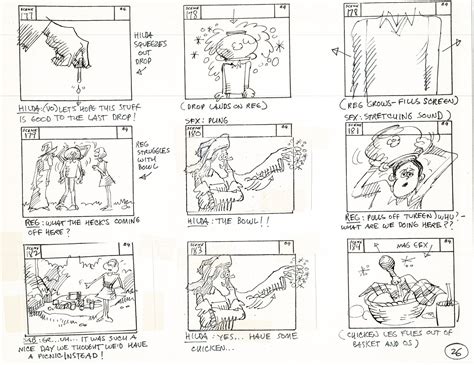 Sabrina The Teenage Witch 1970 Production Animation Storyboard Page Fi Charles Scott Gallery