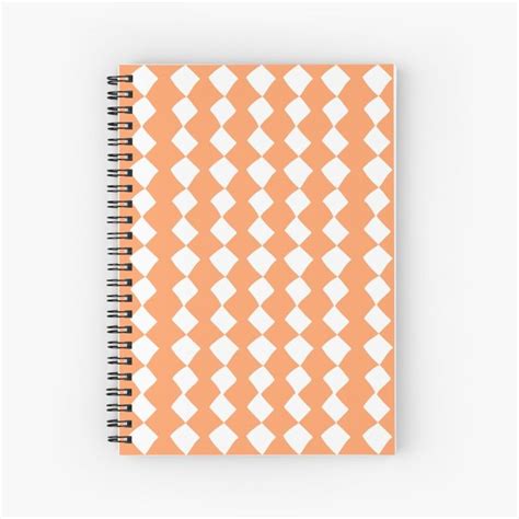 Checker Pattern Spiral Notebook