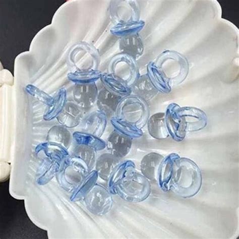 50pcs Cute Mini Pacifiers Clear Acrylic Mini Pacif Vicedeal