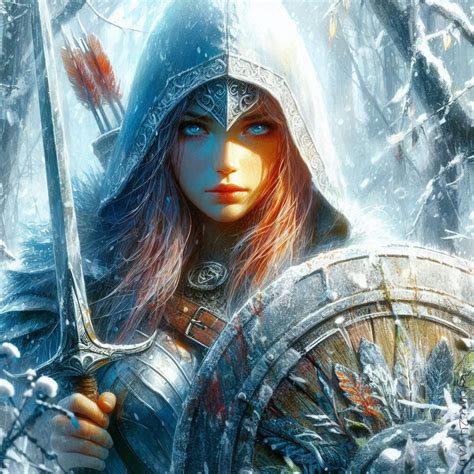 Winter Shield Maiden By Kylumi On Deviantart