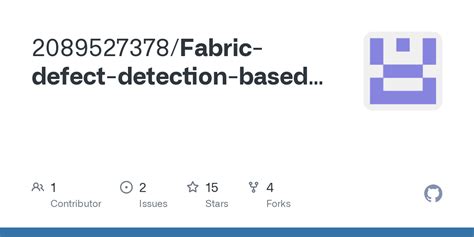 Github 2089527378fabric Defect Detection Based On Improved Refinedet