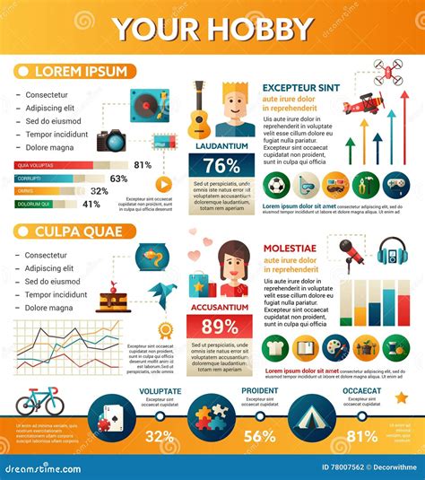 Hobby Poster Vector Illustration 59556780