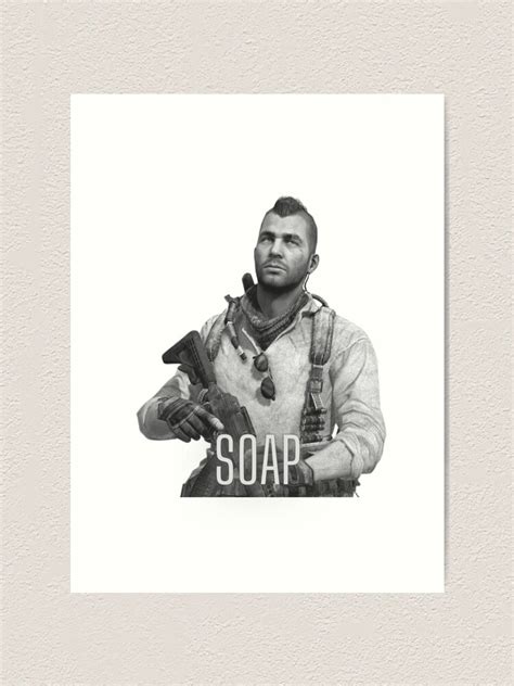 John Soap Mactavish Art Print For Sale By Bjornoffroad Redbubble