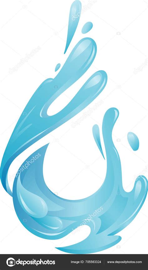 Abstract Water Droplet Shape Stock Vector By ©draco77 705563324