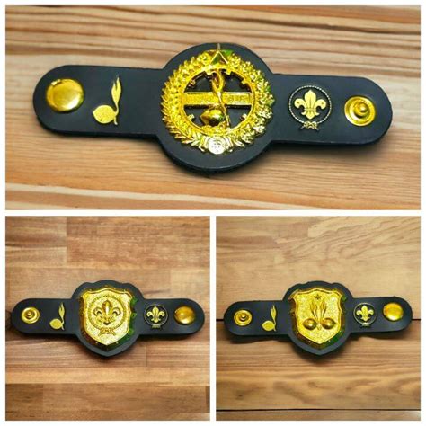 Ring Kacu Pramuka Umum Terbaru Bahan Logam Cor Emas Kalep Tebal Ring Kacu Pembina Sma