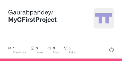 Github Gaurabpandeymycfirstproject