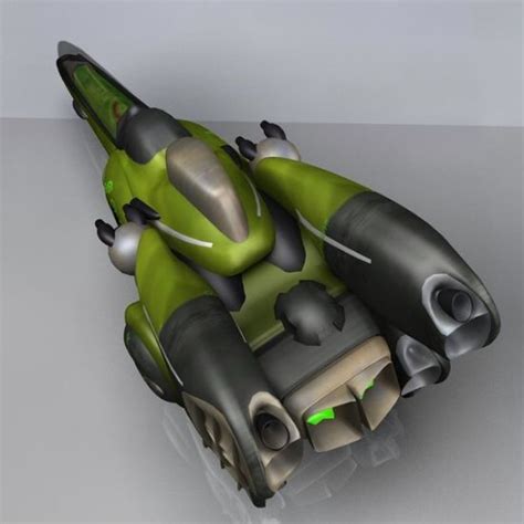 Solinoid Vendrik Spacecraft For Poser 3d Software And Daz 3d