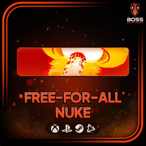 Call Of Duty Bo7 Ffa Nuked Out Calling Card Boss Services