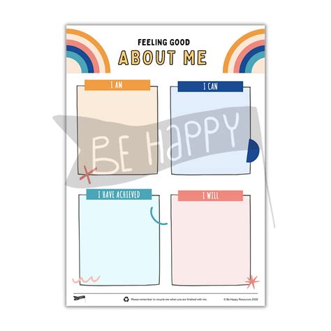 Feeling Good About Me Be Happy Resources