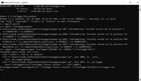 Python Treetaggerwrapper Returns A Binary Invalid Error Tree Taggerexe Stack Overflow
