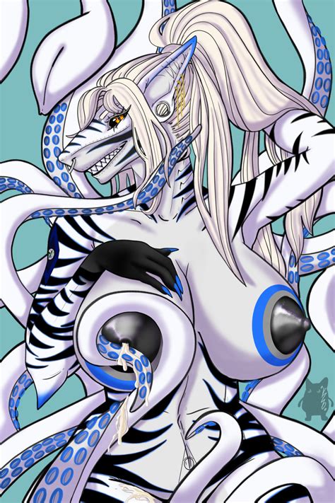 Rule 34 Absurd Res Anthro Areola Arm On Breasts Arm Tattoo Back Tentacles Big Areola Big