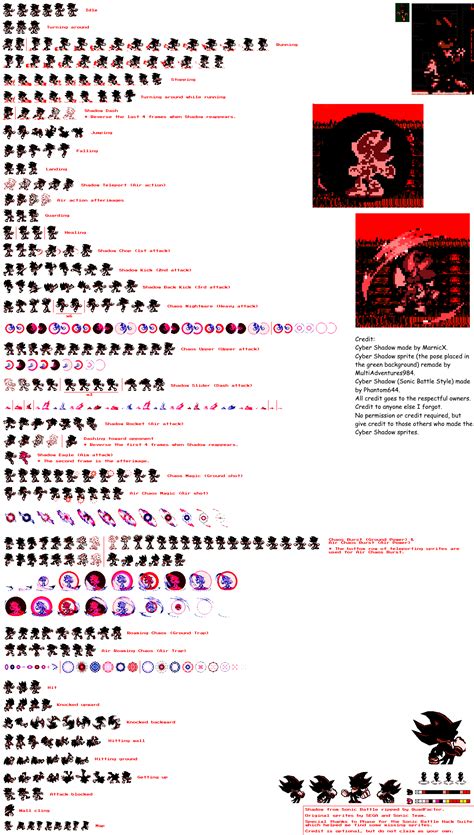 My Shadow Exe Sprite Sheet Custom Palette By Sonicxcreepypastyx On Deviantart