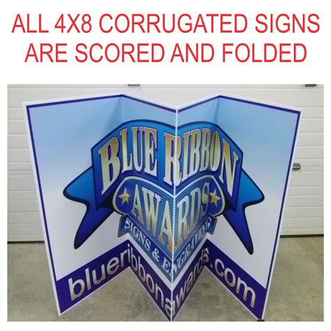 4x8 Full Color Corrugated Plastic Sign 1001 Sc4p