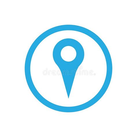 Map Point Location Pin Vector Icon For Mapping And Satellite Allocation