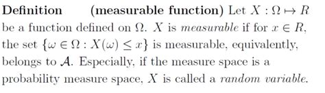 Measure Theory Measurable Function Definition Mathematics Stack