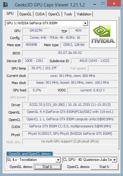 Gpu Caps Viewer 1211 Released Updated V12115 Geeks3d