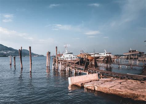 Fishermen Jetty Near Lumut Waterfront Editorial Image Image Of