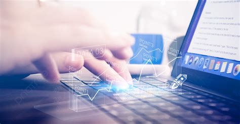 Keyboard Technology Data Analysis Technology Background Finance Network Scientific Background