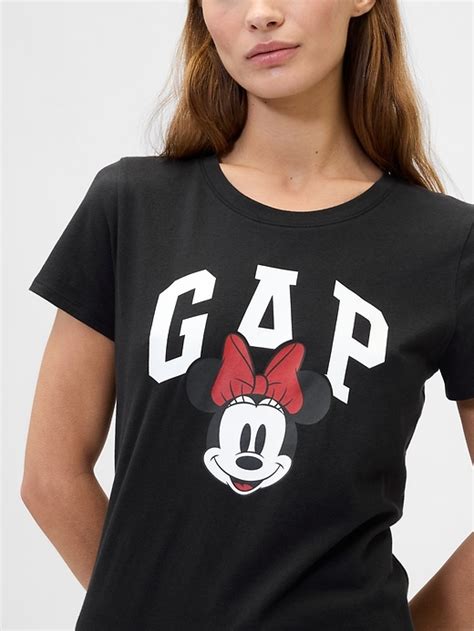 Gap × Disney Minnie Mouse Gap Logo T Shirt Gap Factory