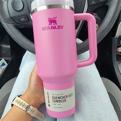 Stanley Cup 40oz Peony Pink Stanley Cup Cute Cups Stanley