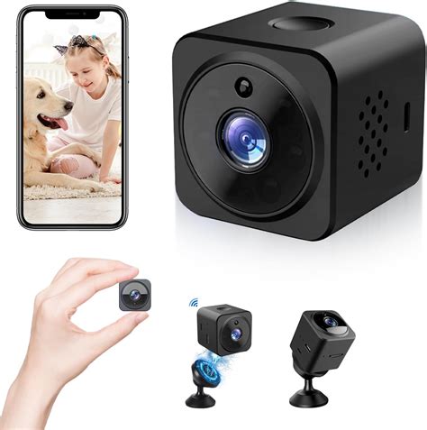 Zeejory Mini Spy Camera Small Camera Wifi Wireless 1080p Hd Spy Camera Hidden With Audio And