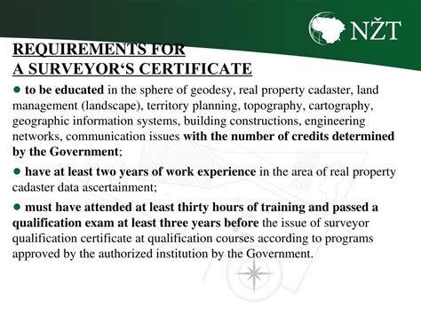 Ppt National Land Service U Nder The Ministry Of Agriculture Geodesy