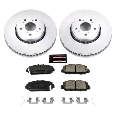 Power Stop Crk6940 Z17 Evolution Geomet Plain Front Brake Kit Ebay