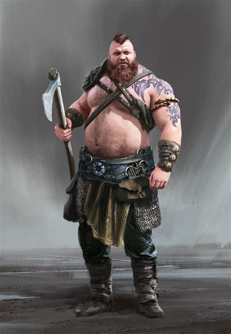 Axeman By Tomasz Ryger Rimaginarywarriors