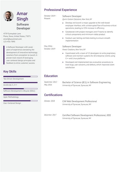 Information Technology It Resume Examples And Templates For 2025