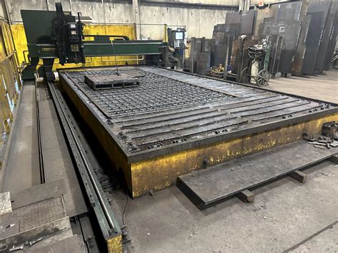 10′ X 24′ Controlled Automation Model Gpf 1024 Cnc Plasma Burn Table