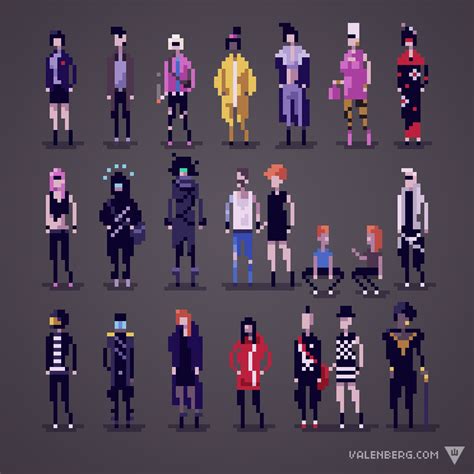 Valenberg On Twitter Pixel Art Characters Pixel Art Tutorial Pixel
