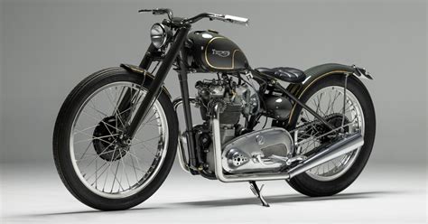 Australian Triumph 1950 Tr5 Bobber Bikebound