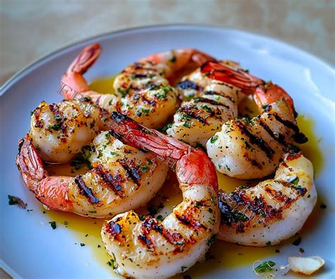 Gambas Grillées Au Beurre Dail Et Persil Cuisine