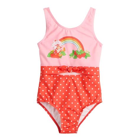 Girls Strawberry Shortcake One Piece Swimsuit