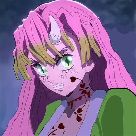 Mitsuri With Demon Nezuko Form Demon Anime Fanart Ships Slayer