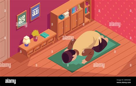 Man Prostrating Stock Vector Images Alamy