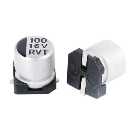 Jual Capasitor Kapasitor Smd 100uf 100 Uf 25v 25 V Elco Tabung