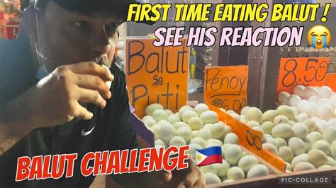 Foreigner Eats Balut For The First Time Balut Challenge Street