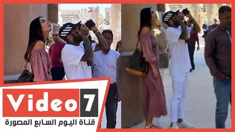 زيارة دانى ألفيس وزوجته جوانا سانز لمعابد الأقصر Youtube